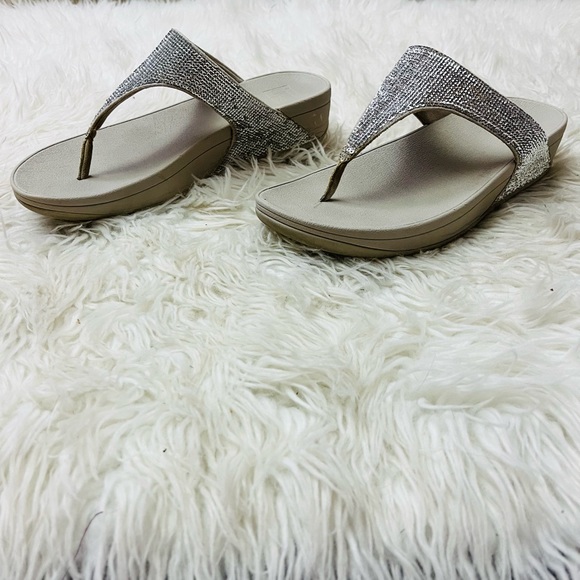 Fitflop | Shoes | Fitflop Sandals With Sparkly Sequin Detail | Poshmark